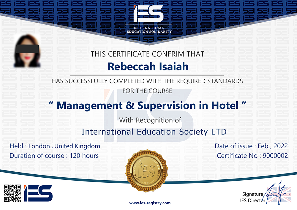 IES – ICI | Certification Register