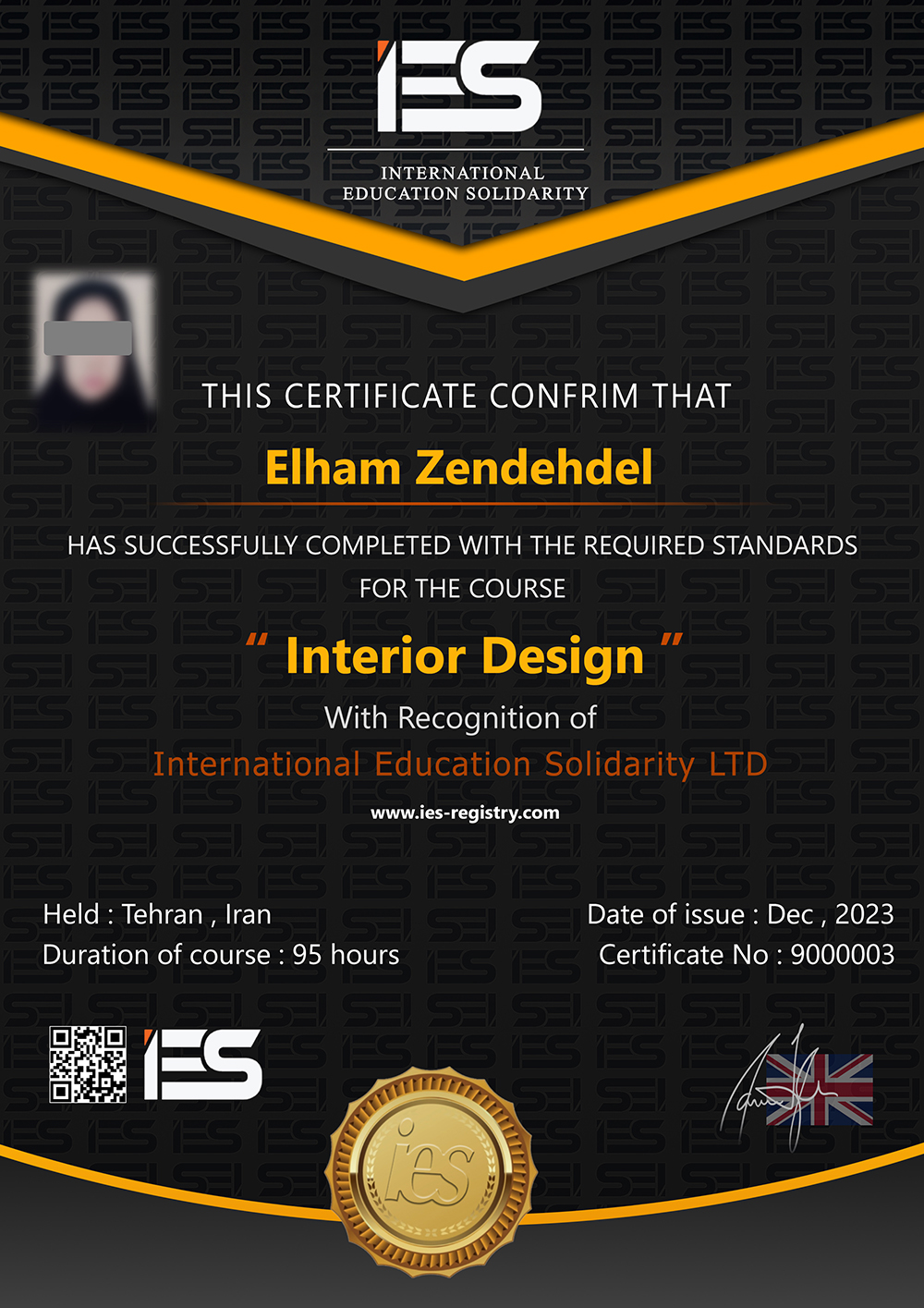 IES – ICI | Certification Register